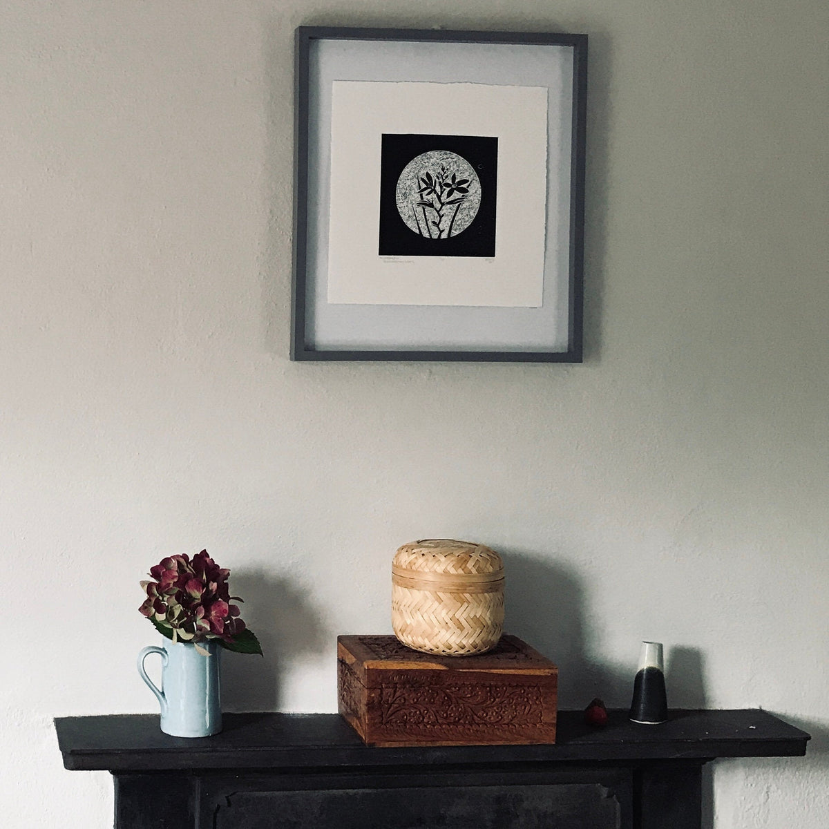 Montebretia (Fealeastram Dearg) Irish Wildflower Lino Cut Print | Orig ...